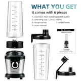 La Reveuse Personal Blender, 400W, with 2 x 24 Oz Cups and To Go Lids ...