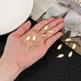 100pc Oval Ion Plating(IP) 304 Stainless Steel Stamping Blank Tag ...