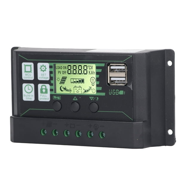 PWM Solar Controller Regulator, 3 Stage Charging Mode PWM Solar ...