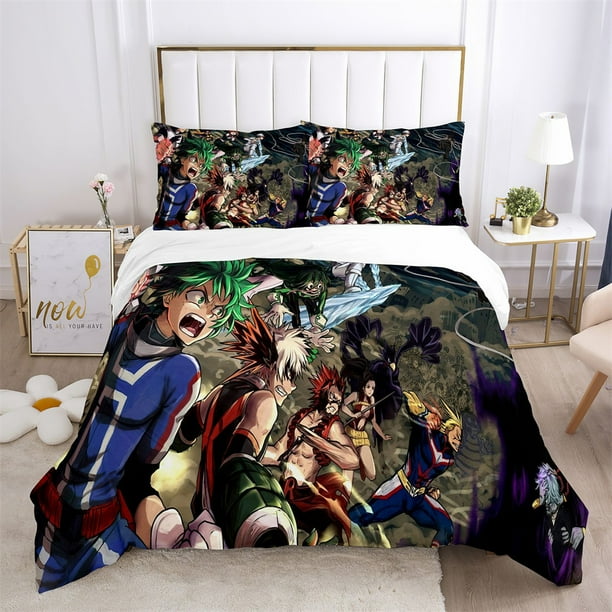 Novelty My Hero Academia Bedding Bed Set Twin Full Queen King Size 1 ...