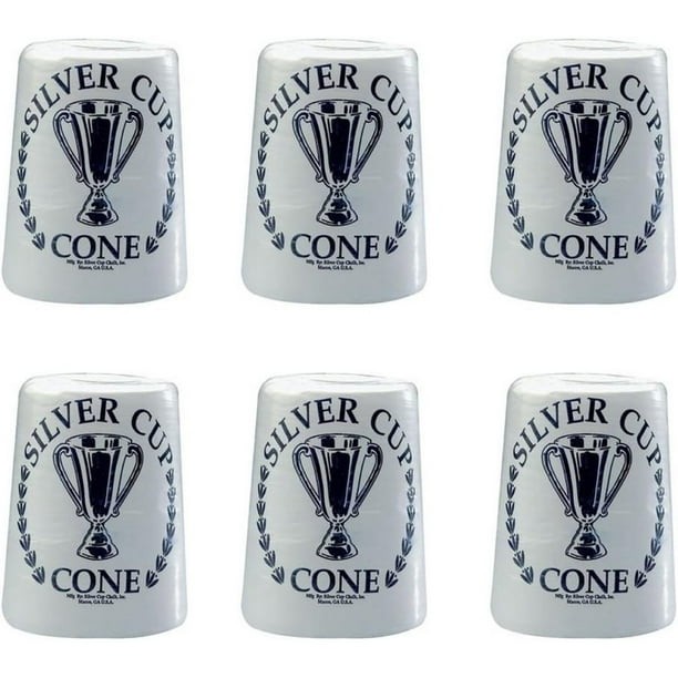 Silver Cup Cone Chalk (Case of Six) - Walmart.com