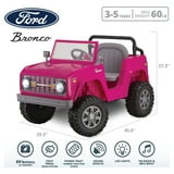 Ford Classic Bronco, 6-Volt Ride-On Toy by Kid Trax, ages 3 to 5, pink ...