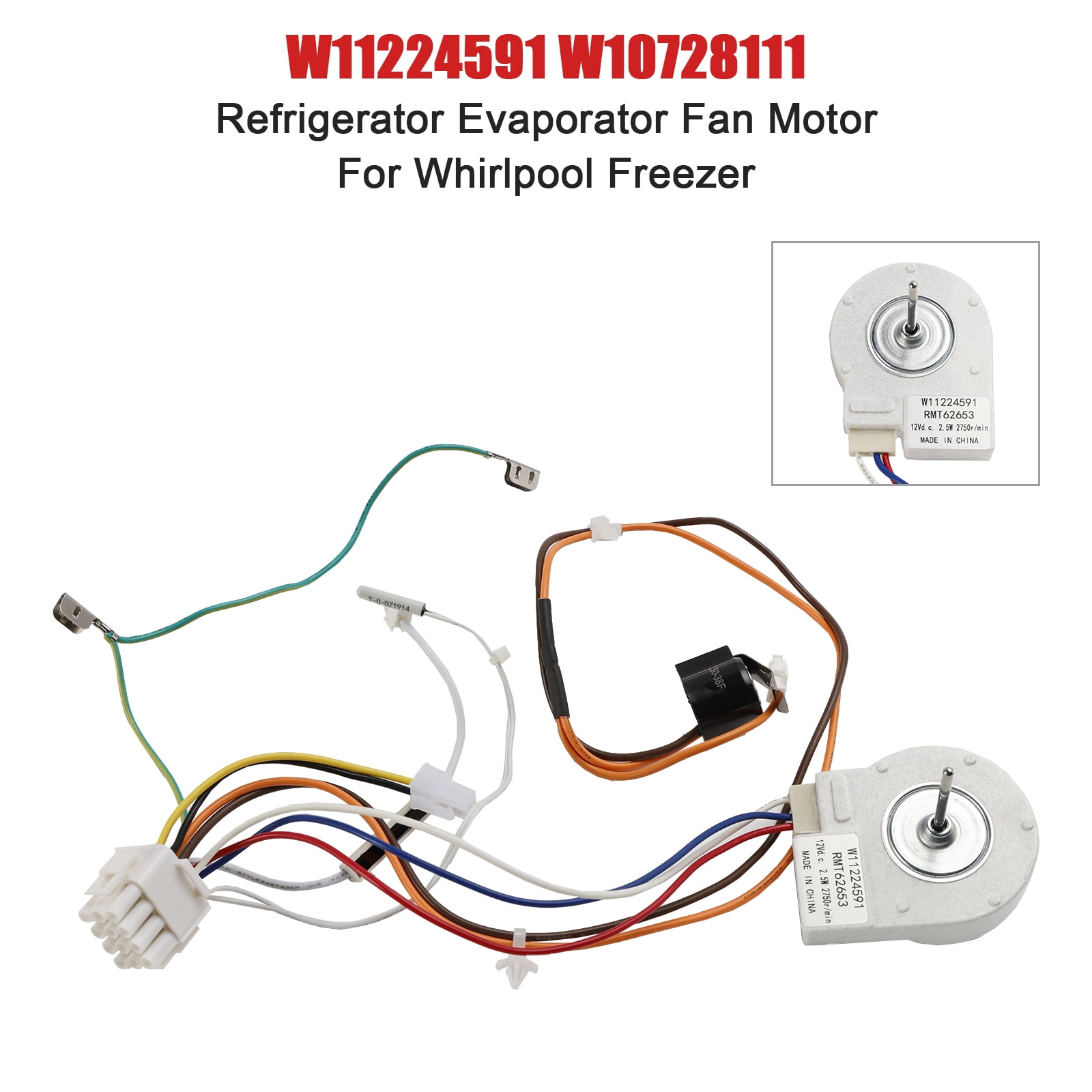 Click here for Motorgenic W11224591 W10728111 Refrigerator Evapor... prices