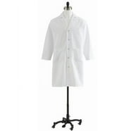 Unisex Knit Cuff Knee Length Lab Coat with Snaps - Walmart.com
