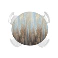 Brown Blue Gradient Round Fitted Tablecloth with Elastic Edge, Modern ...