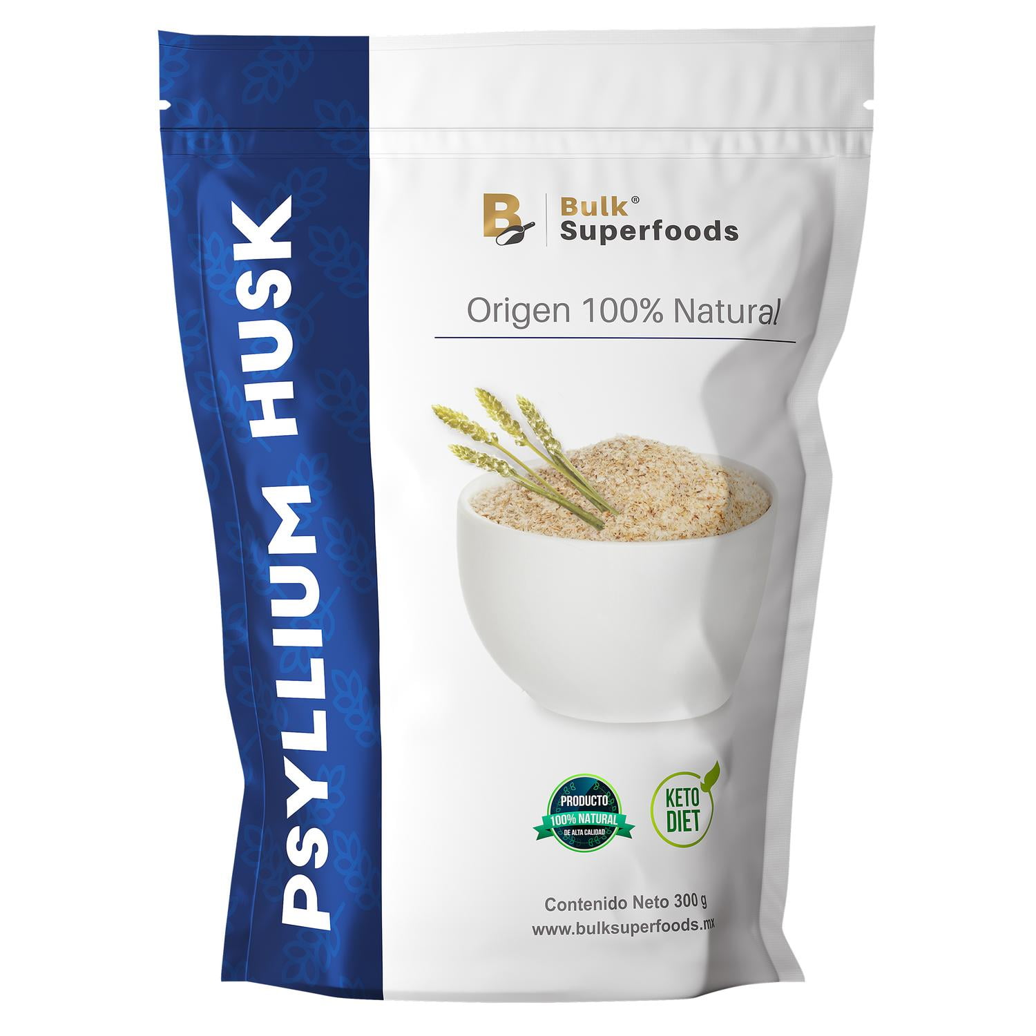 Psyllium Husk 300gr | Psyllium Orgánico | 100% Natural y Saludable BULK ...