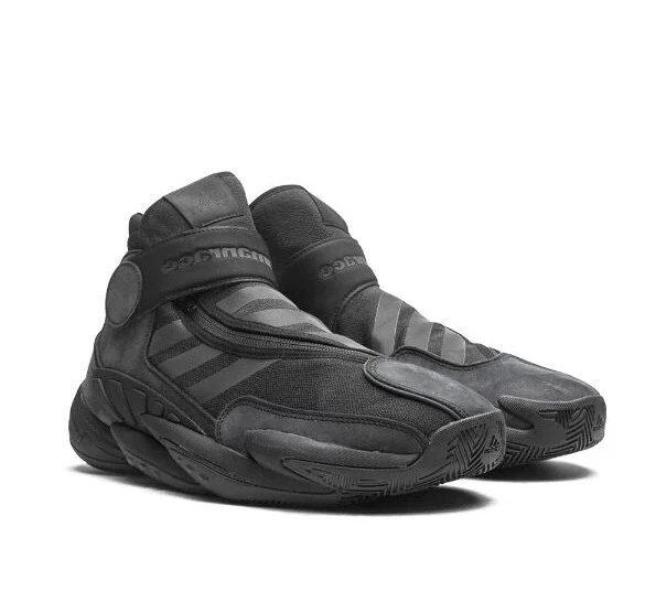 Adi - das X PHARRELL WILLIAMS HUMANRACE Basketball Mid Sneakers Black ...