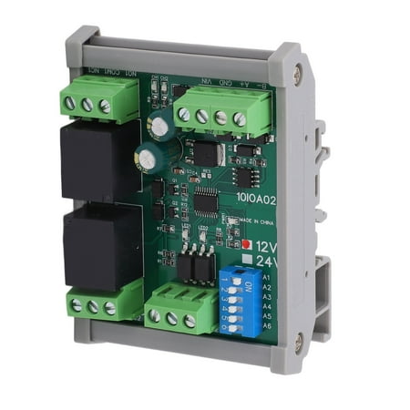 Relay Module, Hardware Reset Function Default 9600BPS Multiple Working Modes 2 Channel Relay ...
