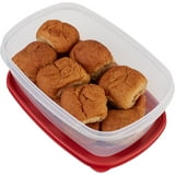 Rubbermaid Easy Find Lid 2.5 Gallon BPA-Free Rectangle Food Storage ...
