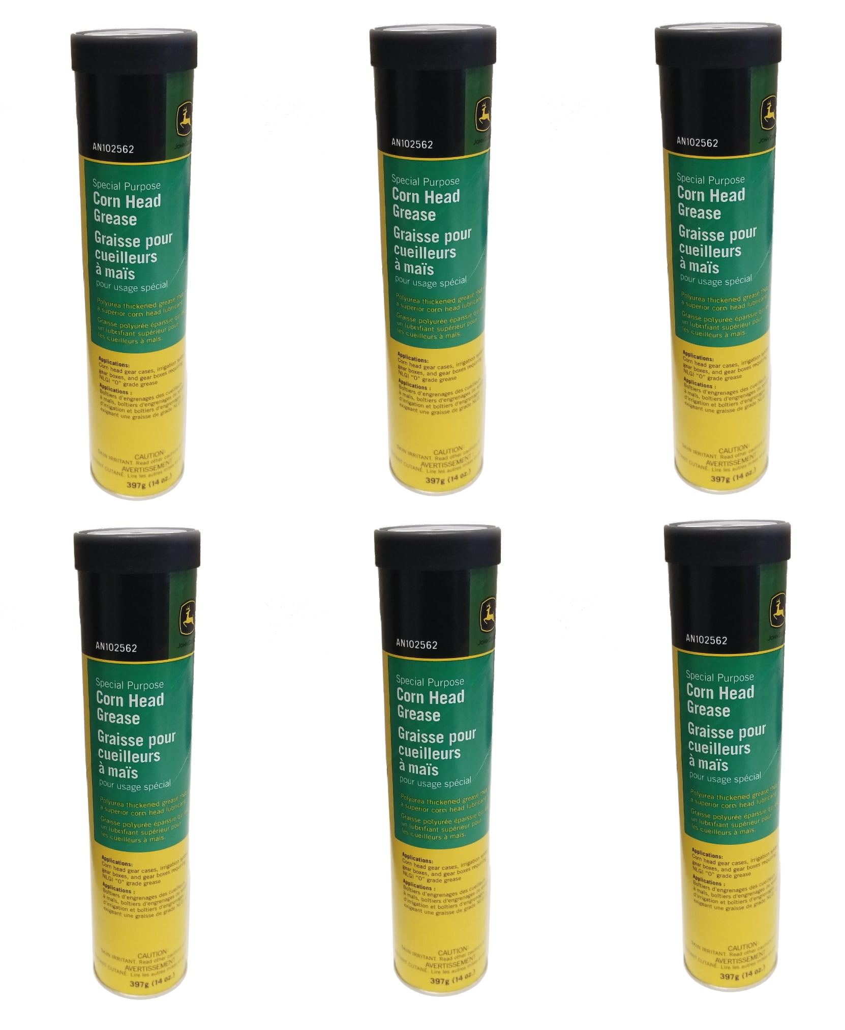John Deere Corn Head Grease (6-PACK) - AN102562 - Walmart.com