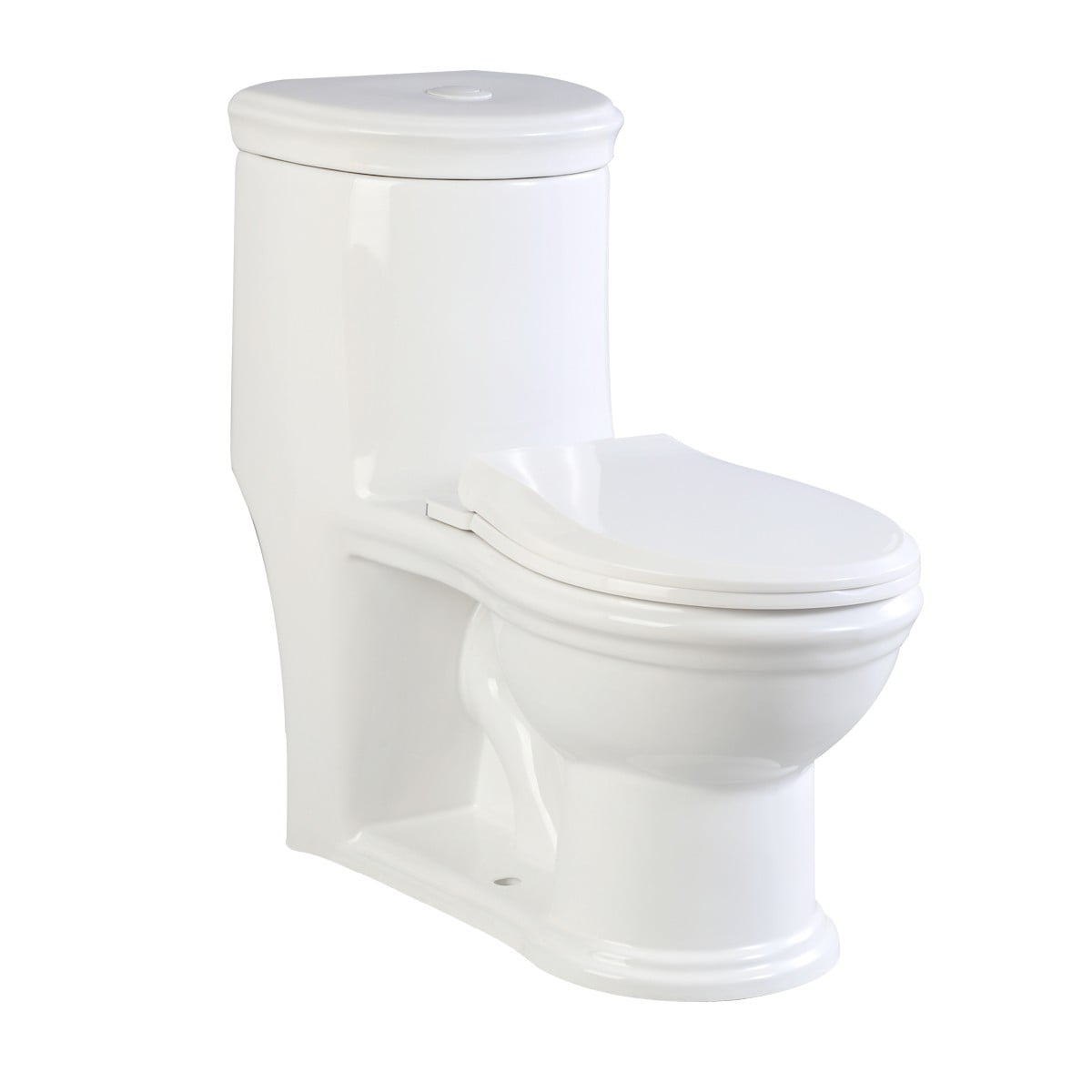 Children Potty Training Toilet Advanced One Piece Kids Round Bathroom ...