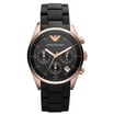 Emporio Armani AR5920 Women's Sport Watch, White & Rose Gold, 39mm ...
