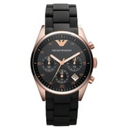 Emporio Armani AR5920 Women's Sport Watch, White & Rose Gold, 39mm ...