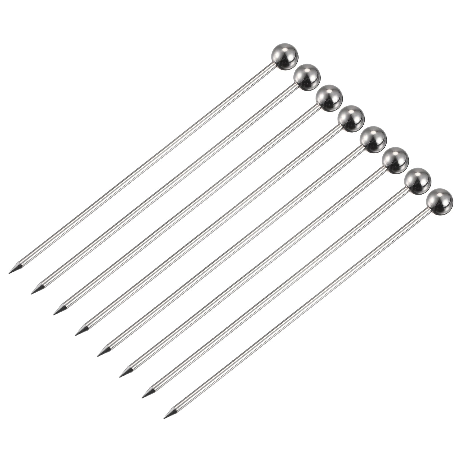 Click here for Unique Bargains Metal Cocktail Picks 8pcs  Reusabl... prices