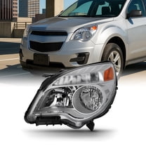 AKKON - Chrome Headlights Pair for 2010-2015 Chevy Equinox LS/LT Model ...