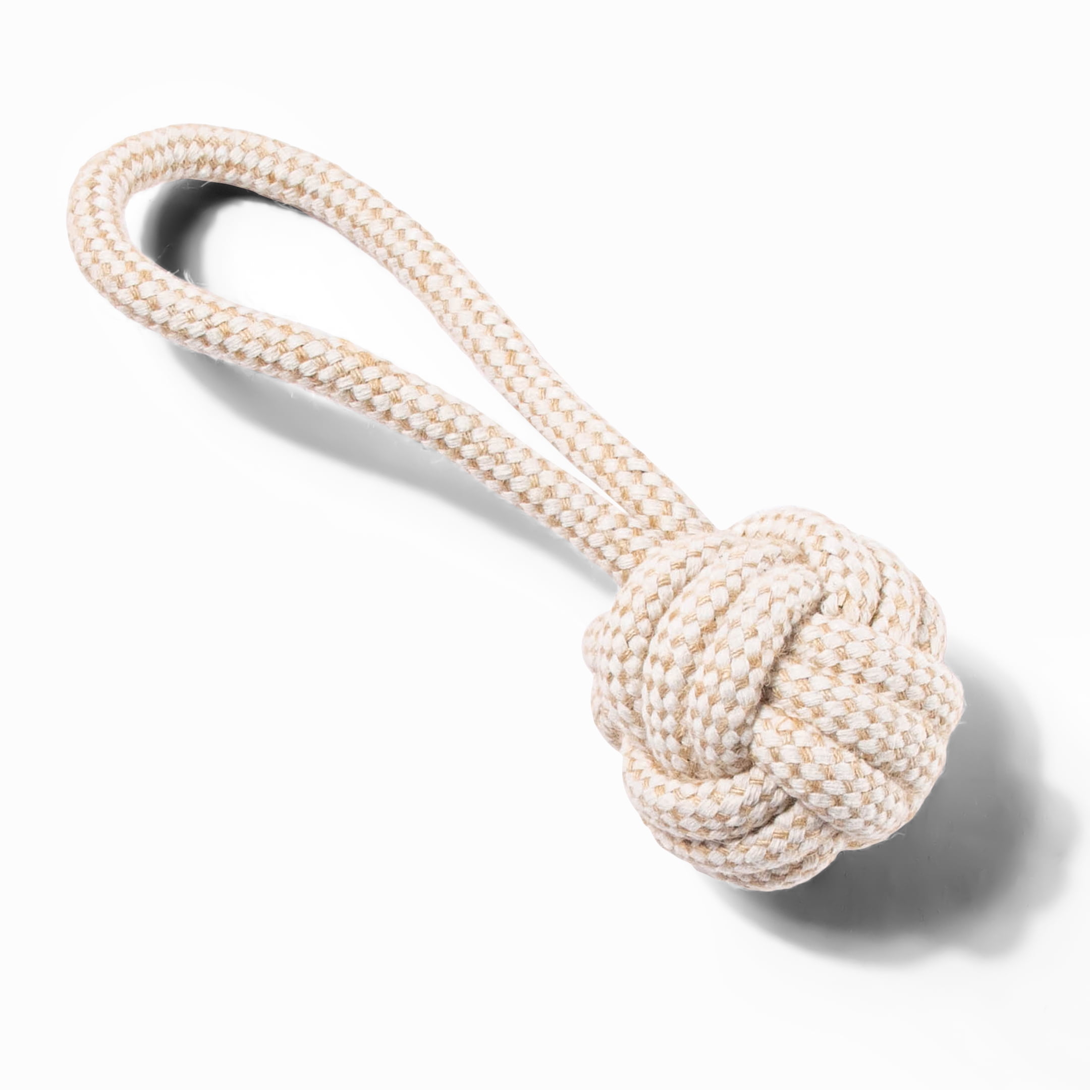 Ball with 1 Handle Rope Dog Toy - Teething Toy for Dogs - Dog Toy Rope ...