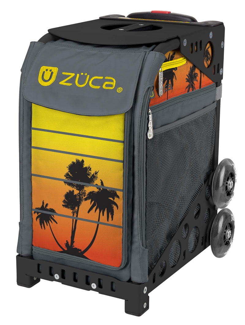 Zuca 18" Sport Bag - Tropical Sunset with Non-Flashing Wheels (Black ...
