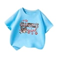 Angala Child T Shirts Letter Print Crew Neck Short Sleeve Summer Cute ...