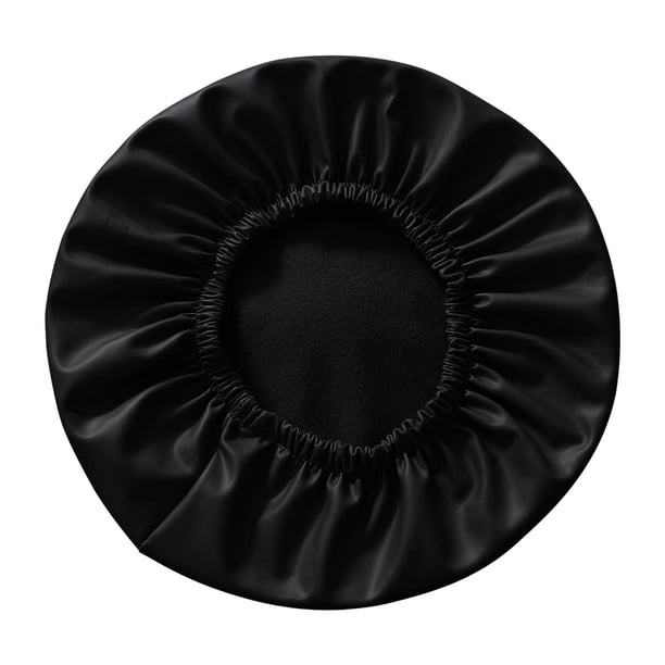 Bar Stool Cover Round Chair Slipcover Waterproof PU Leather Stool Cover ...