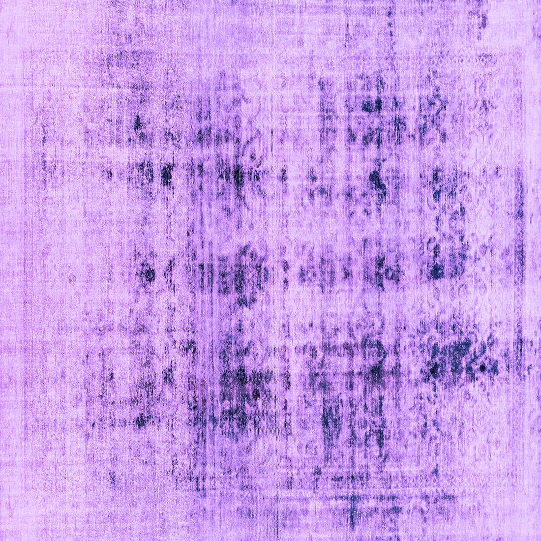 Ahgly Company Indoor Square Abstract Purple Modern Area Rugs, 6' Square ...