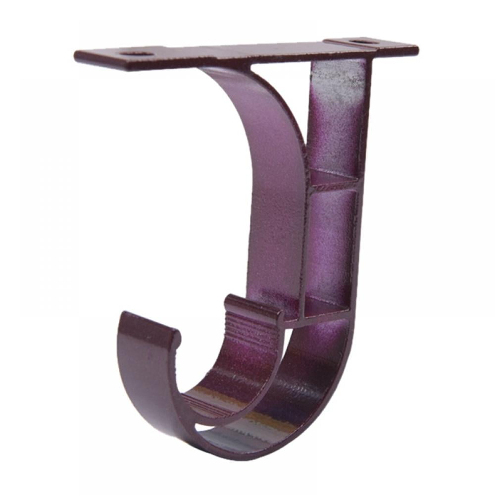 4 Pack Curtain Rod Bracket Aluminum Alloy Heavy Duty Rod Hangers for ...