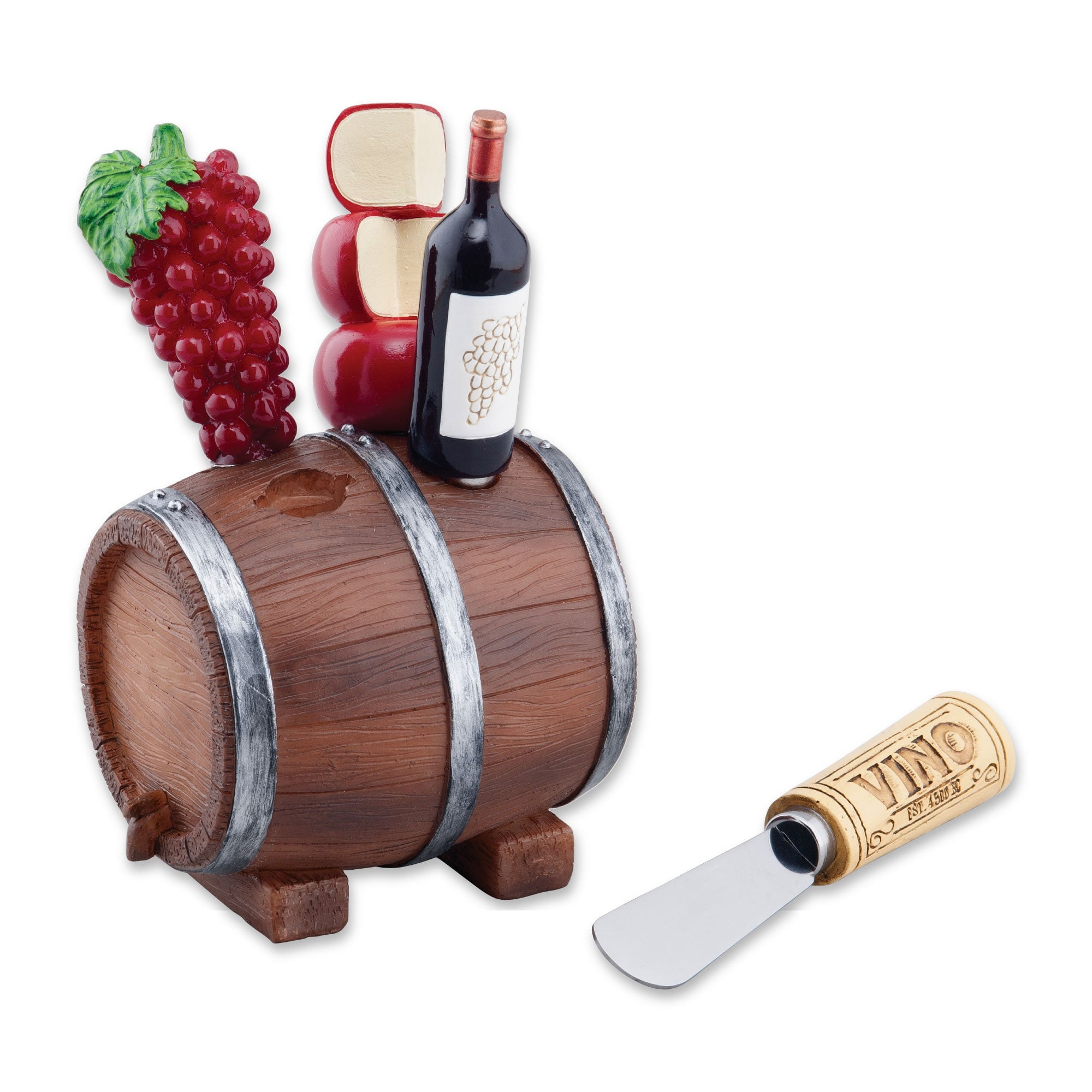 Mr. Spreader 4-Piece Hand Painted Resin Handle with Stainless Steel ...