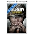 Call of Duty: WWII - Key Art Wall Poster with Wooden Magnetic Frame, 22 ...