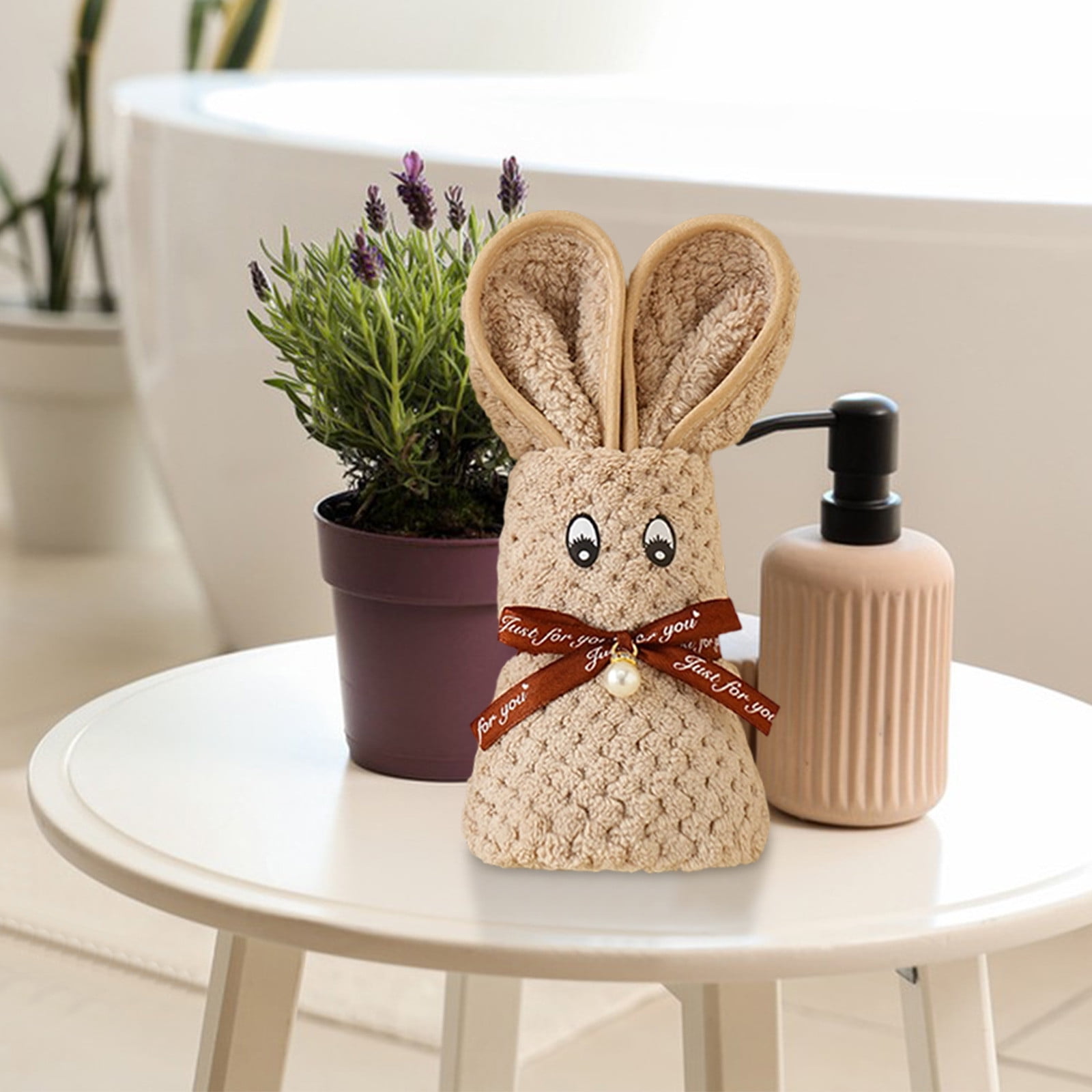 Click here for Costeam Easter Coral Fleece Rabbit Towel Gift Set... prices