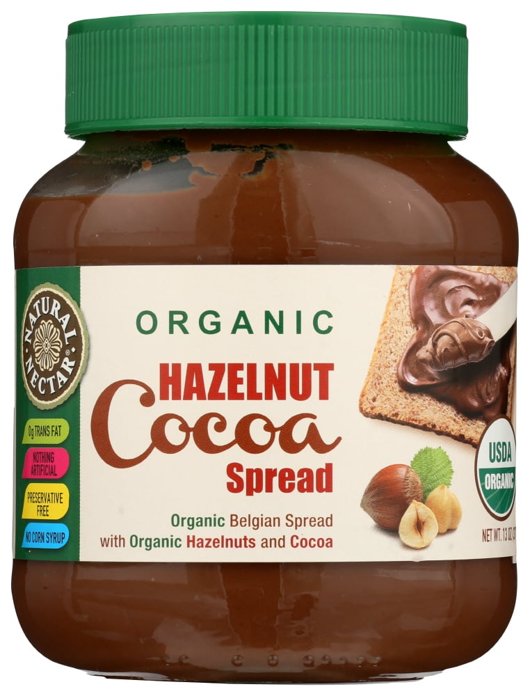 Natural Nectar Hazelnut Cocoa Spread, 13 Oz. - Walmart.com