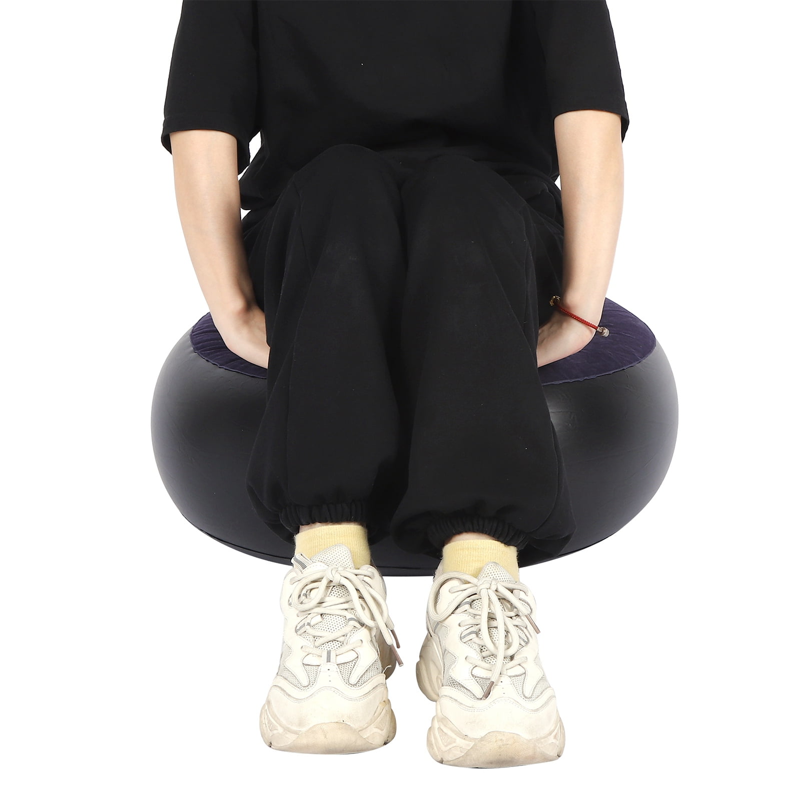 Sonew Inflatable Round Stool,Inflatable Flocking Stool,Portable Outdoor ...