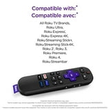 Roku Voice Remote (Official) for Roku Players, Roku Audio and Roku TV ...