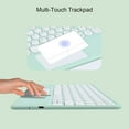 JINRAN Wireless Bluetooth Keyboard with Touchpad for ipad, Portable ...