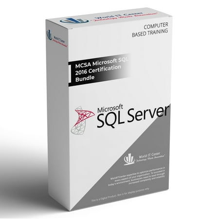MCSA Microsoft SQL 2016 Certification Bundle | Walmart Canada