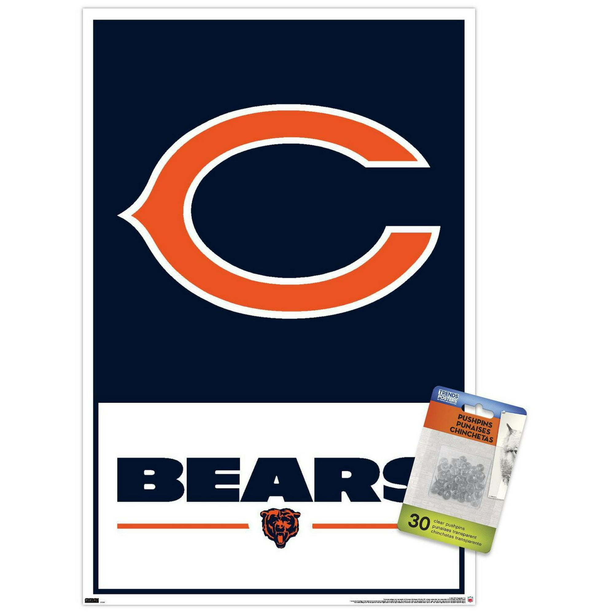 Click here for Trends International Nfl Chicago Bears - Logo 21 W... prices