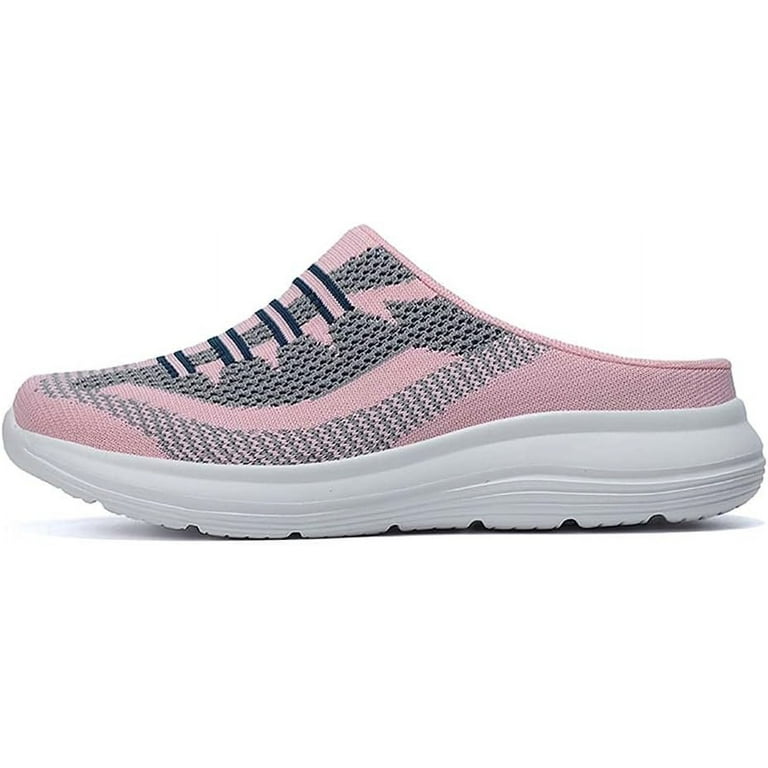 Women's Slip-On Mule Sneaker Breathable Mesh Tennis Shoes Women's Slip-On Mule Sneaker Breathable Mesh Tennis Shoes