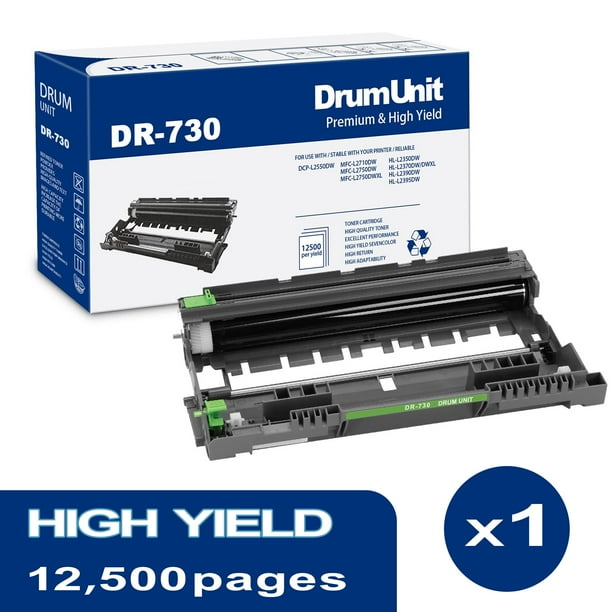 DR730 High Yield Black Drum Unit Replacement for Brother MFC-L2750DW Printer - Walmart.com