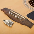 Acoustic Guitar Bridge Pins with Bridge Pin Puller Set String Nails ...