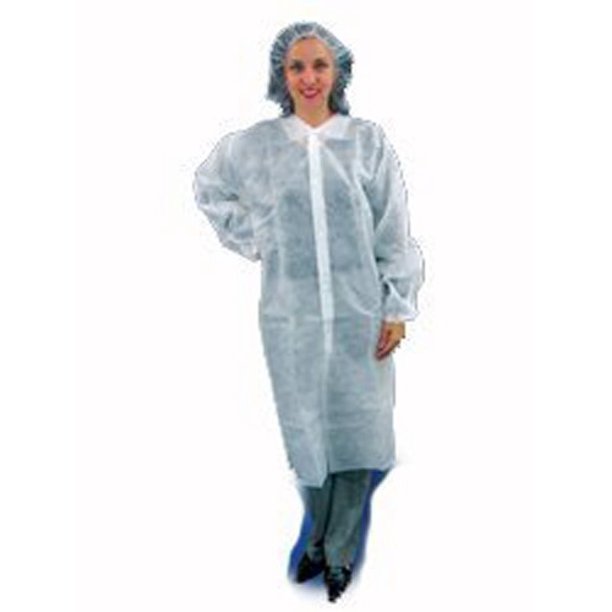 Premier 1 Polypropylene Disposable Frocks, Elastic Wrists, No Pockets ...