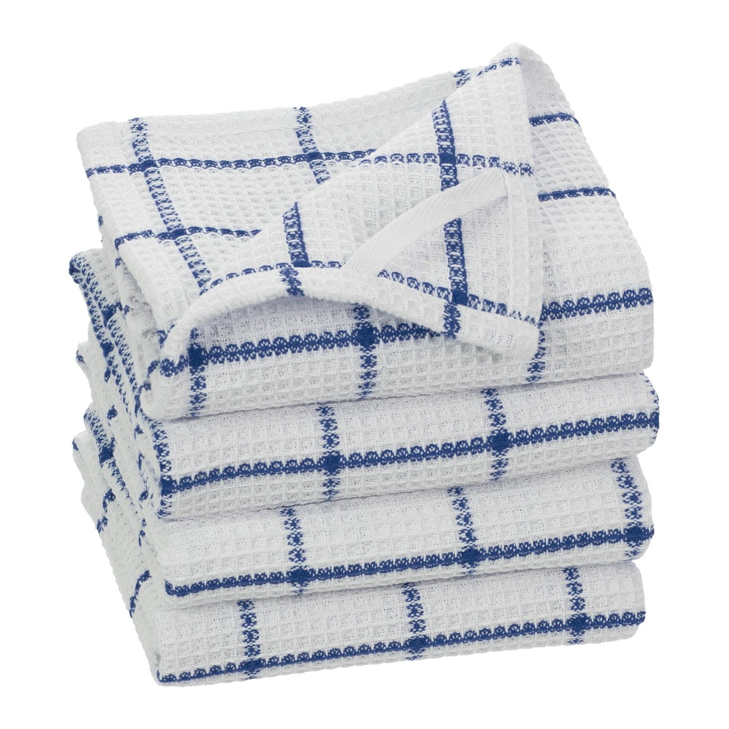 Fabstyles Cotton Solo Waffle Weave Kitchen Towels, Extra Large Dish ...