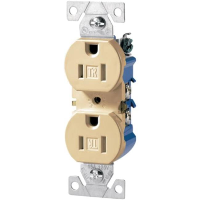 Cooper Wiring TR270W Grounding Duplex Receptacle, White | Walmart Canada