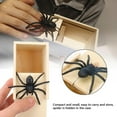 Spider Prank Box, Wooden Prank Spider Scare Box Prank Spider Fear Box ...