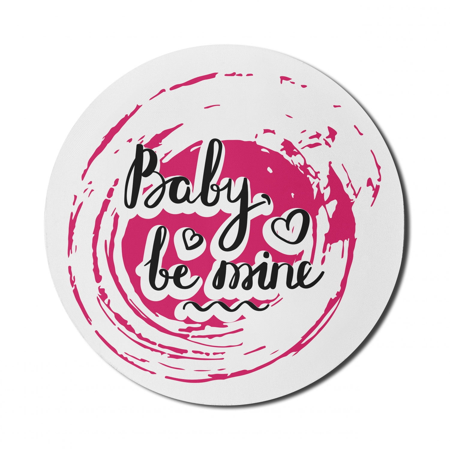 Saying Mouse Pad for Computers, Baby Be Mine Hand-drawn Lettering on ...