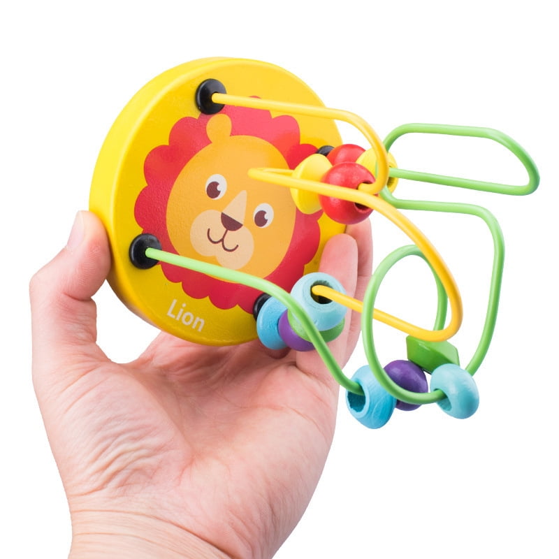 Click here for Unbranded Lion-Themed Wooden Bead Maze: Fun Animal... prices
