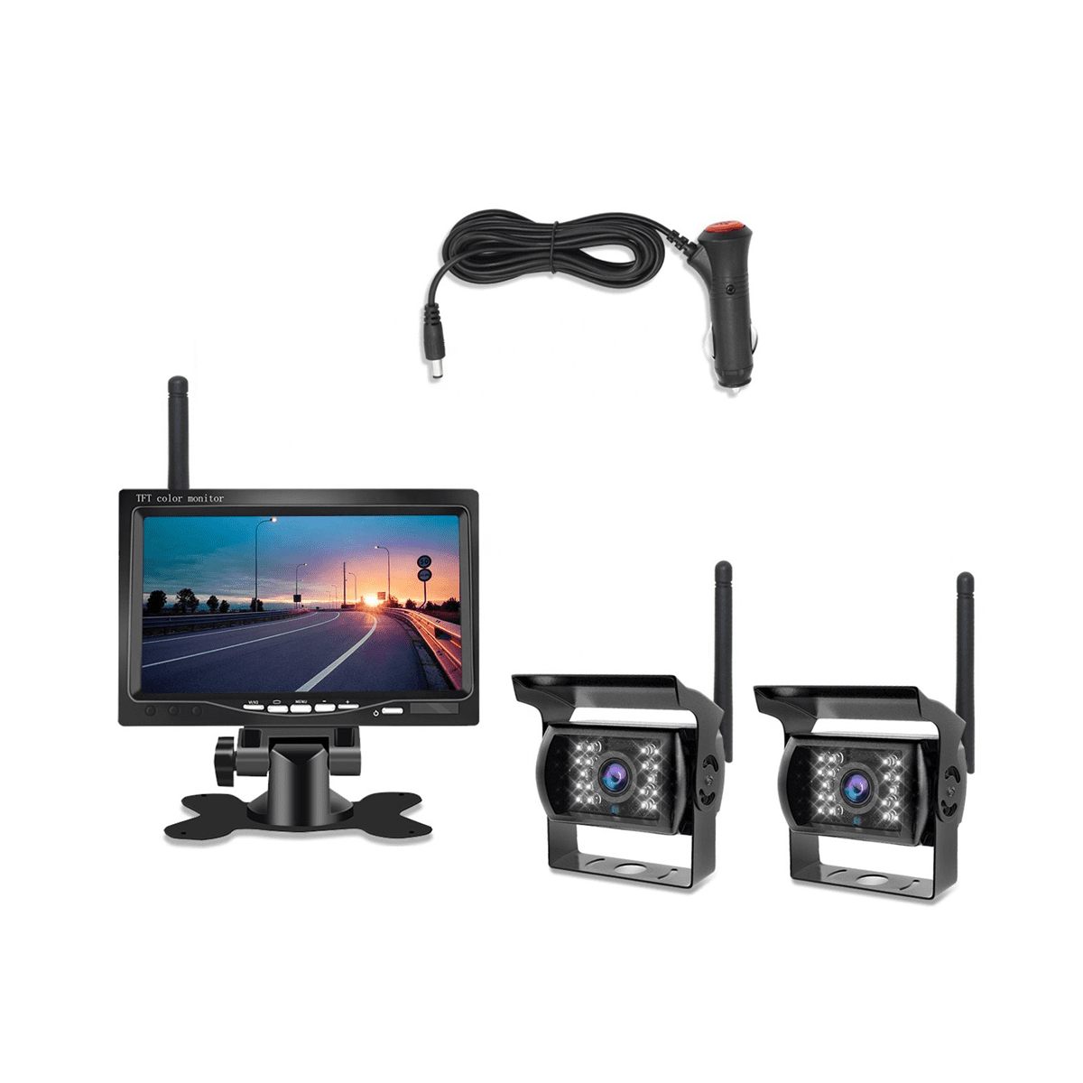 Click here for Unbranded 7inwireless Monitor Waterproof Vehicle 2... prices