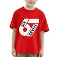 Glisme Boys T Shirt Summer Short Sleeved T-Shirt Solid Color Crew Neck ...