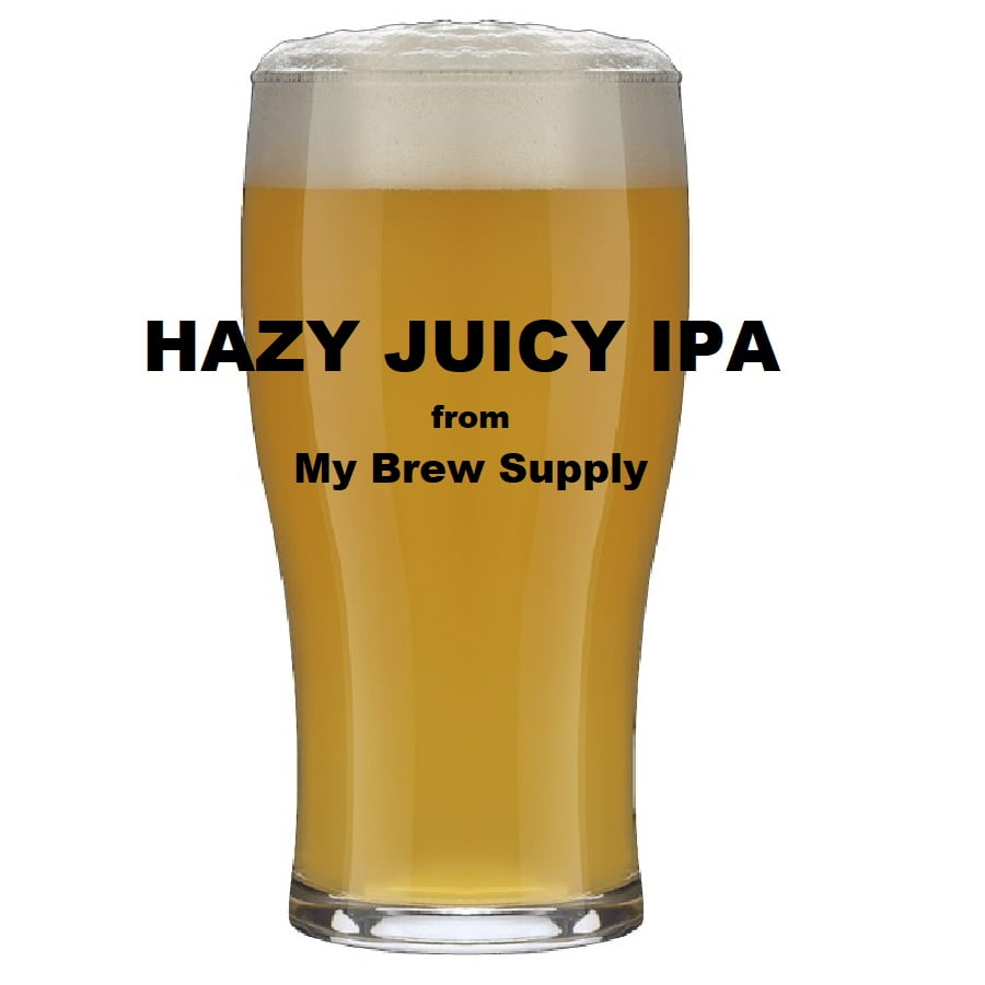 Hazy Juicy IPA Homebrew 5 Gallon Beer Extract Ingredient Kit - My Brew Supply - Walmart.com