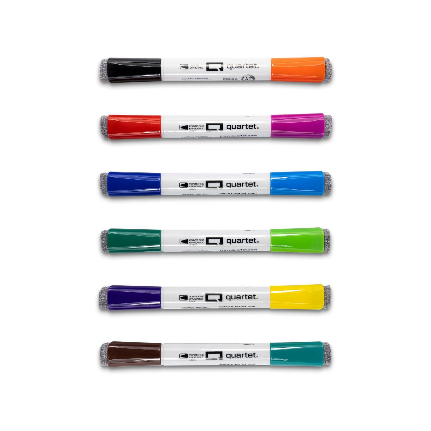 Click here for Quartet Double Ended Bullet Tip Markers prices