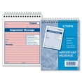 TOPS Telephone Message Book with Fax/Mobile Section, 4.25 x 5.5, 1/Page ...