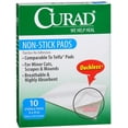 Curad Non-Stick Pads 3 Inches X 4 Inches 10 Each - (Pack of 3 ...