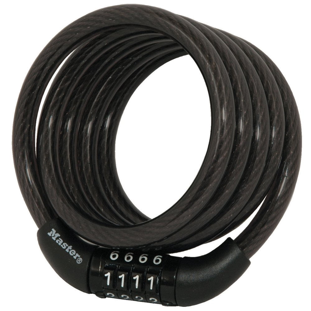 Master Lock 8143D Combination Bike Lock 4 Ft Long Black Walmart Master Lock 8143D Combination Bike Lock 4 Ft Long Black Walmart